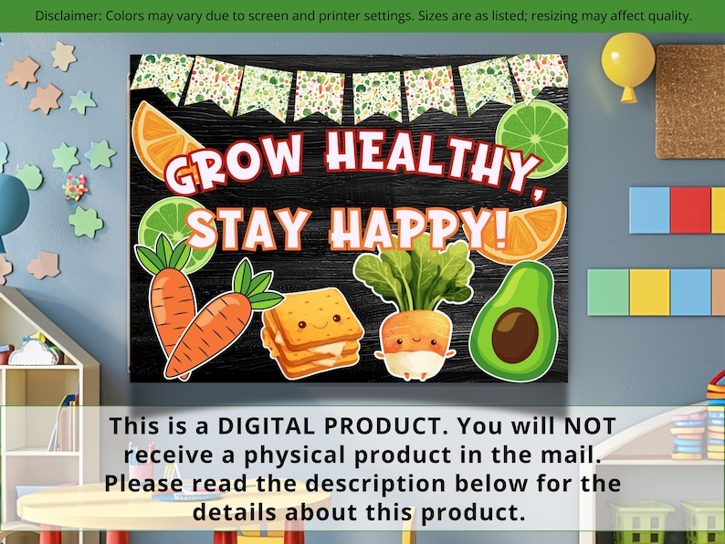 Nutrition Month Bulletin Board Lunch Room Bulletin Board Kit Nutrition ...