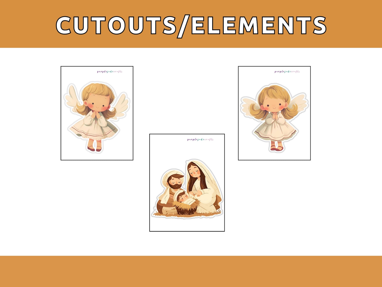 Christmas Bulletin Board Kit Nativity Scene A Savior is Born Theme ...