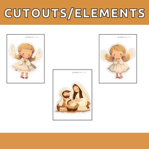 Christmas Bulletin Board Kit Nativity Scene A Savior is Born Theme ...