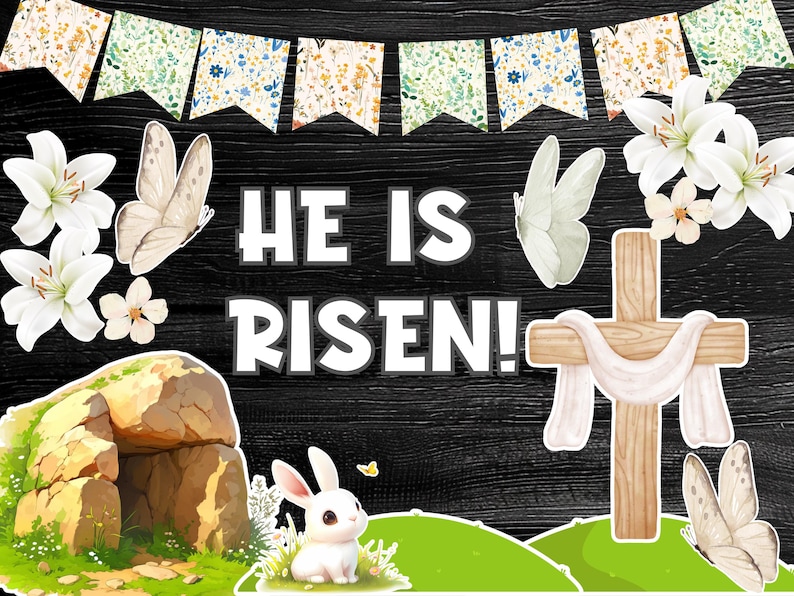 Easter Christian Bulletin Board Spring Christian Bulletin Board ...