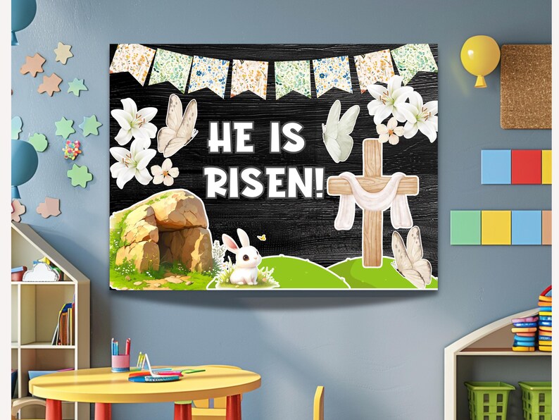 Easter Christian Bulletin Board Spring Christian Bulletin Board ...