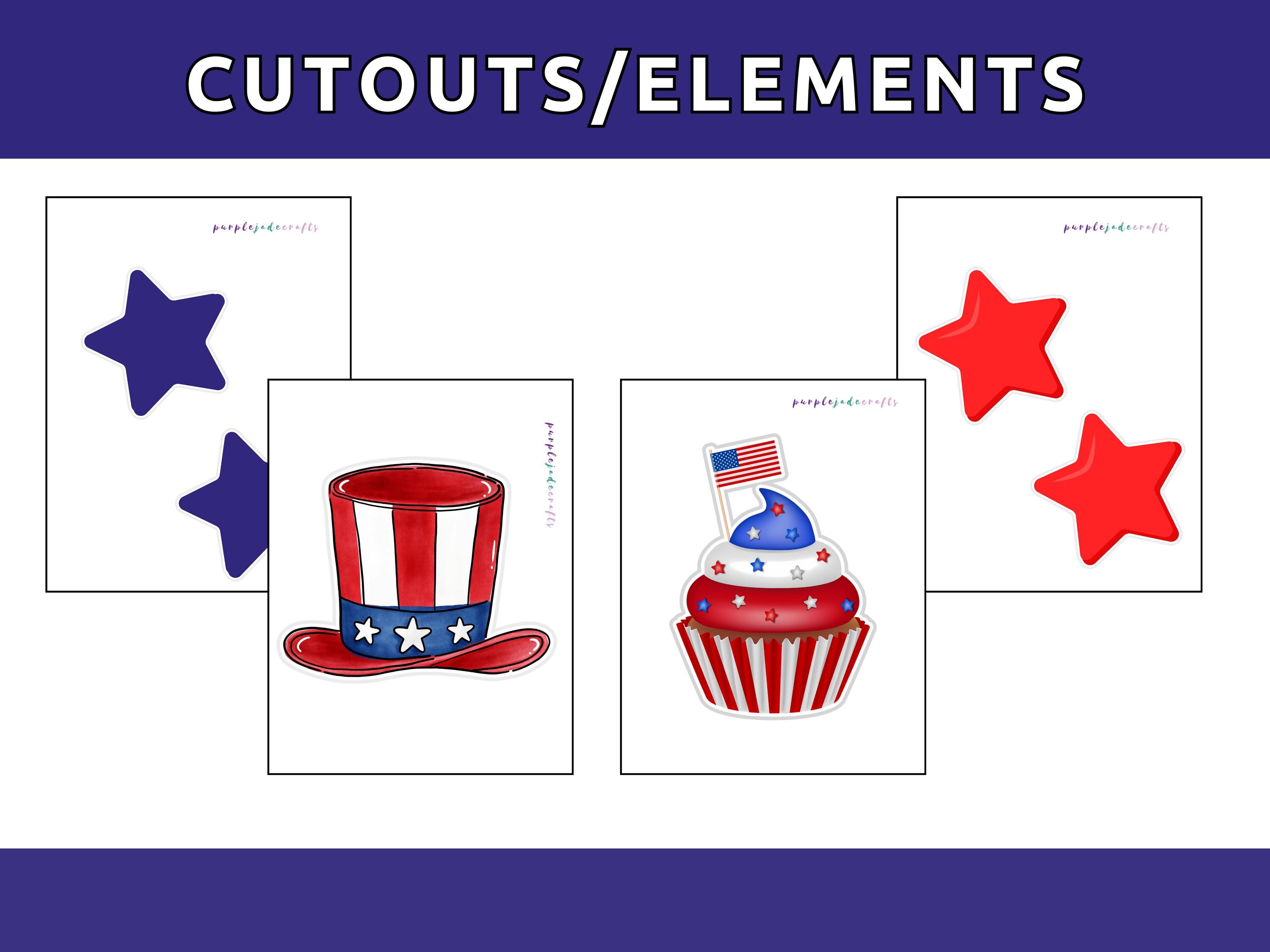 Independence Day Bulletin Board Kit Gnome Theme Decor 4th of July ...