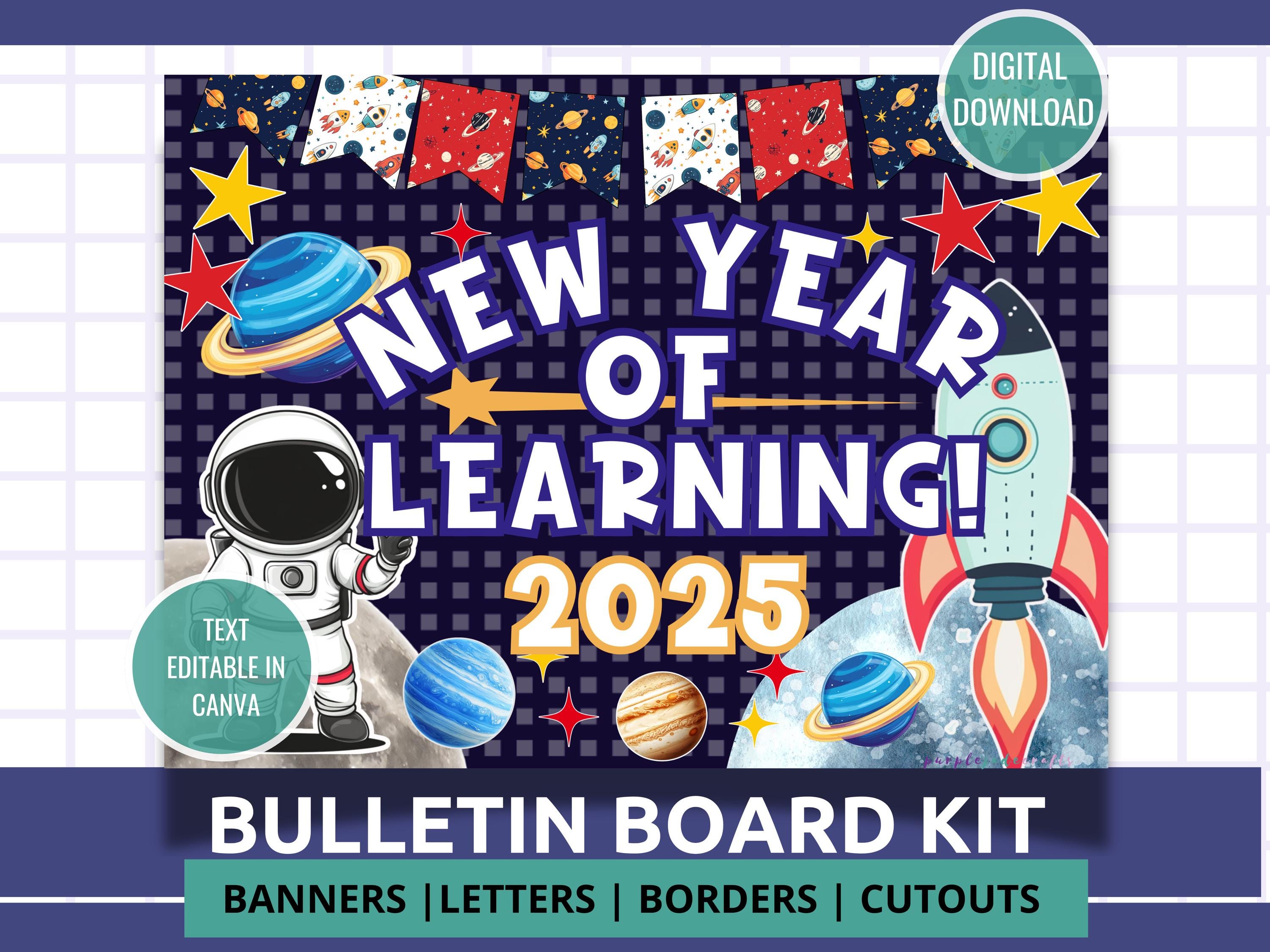 Bulletin Board Ideas for New Year Kindergarten Classroom Design Space ...