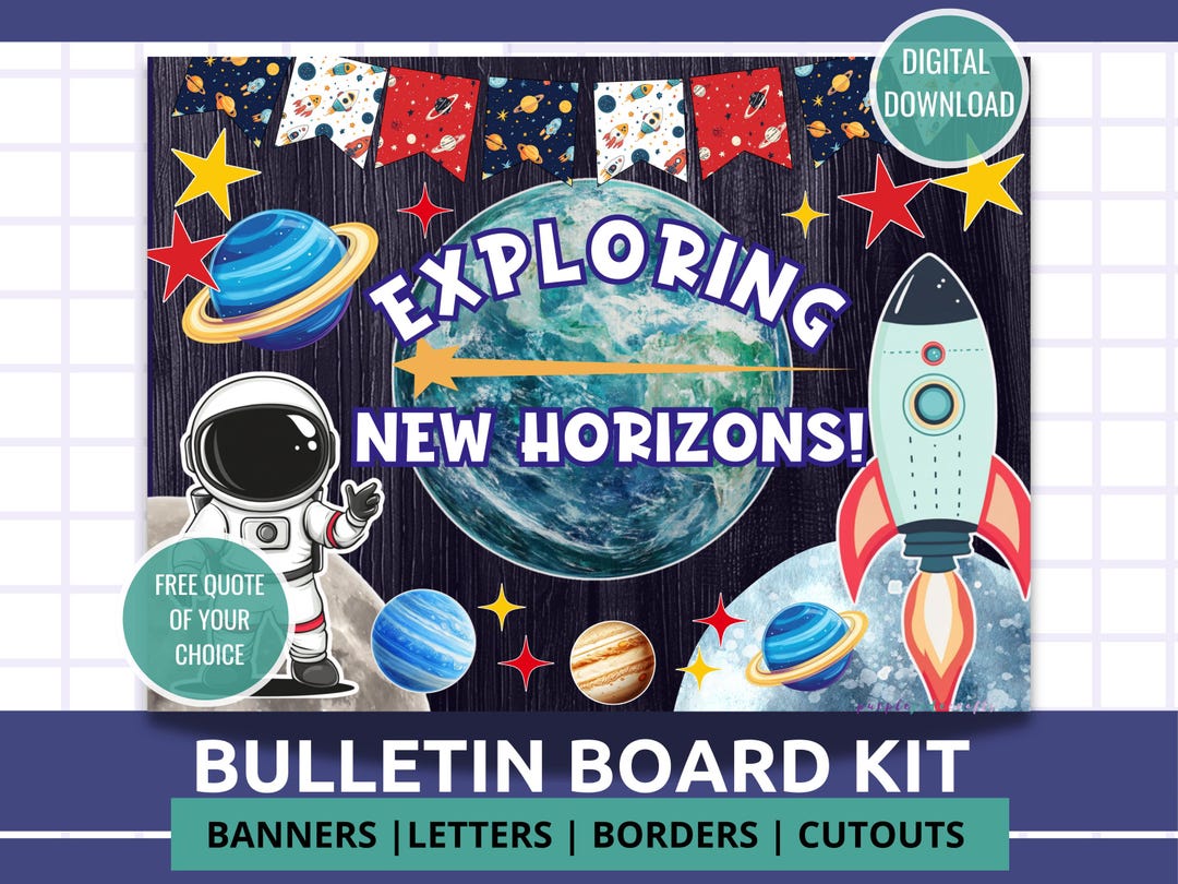 Kindergarten Classroom Design Back to School Space Exploration Theme ...
