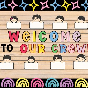 Back to School Bulletin Board Kit Pastel Color Bulletin Board Classroom ...