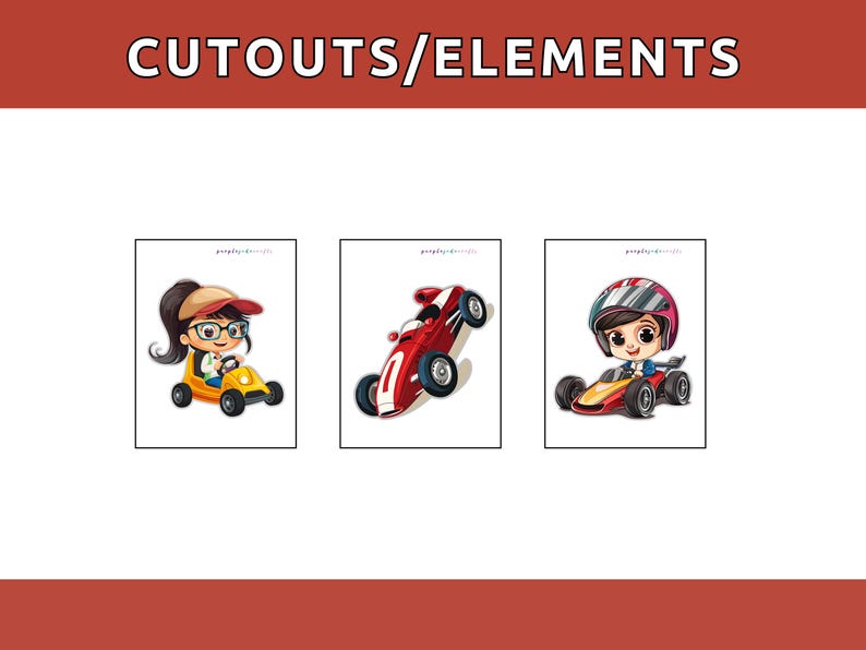 Colorful Race Car Bulletin Board Kit School Classroom Decor Supplies ...