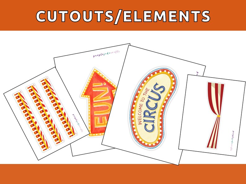 Circus Bulletin Board Kit Colorful Carnival Theme Design Fun Classroom ...