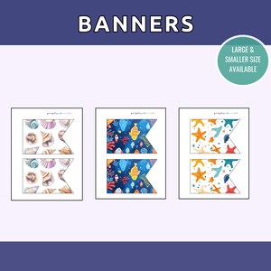 Classroom Bulletin Board Under the Sea Theme Decor Set Back to School ...