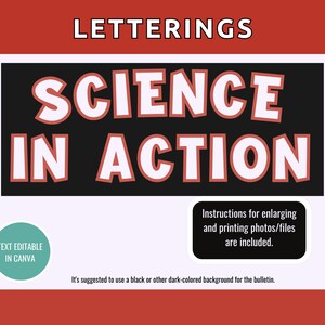 Science Bulletin Board Kit Classroom Bulletin Board Science Theme Decor ...