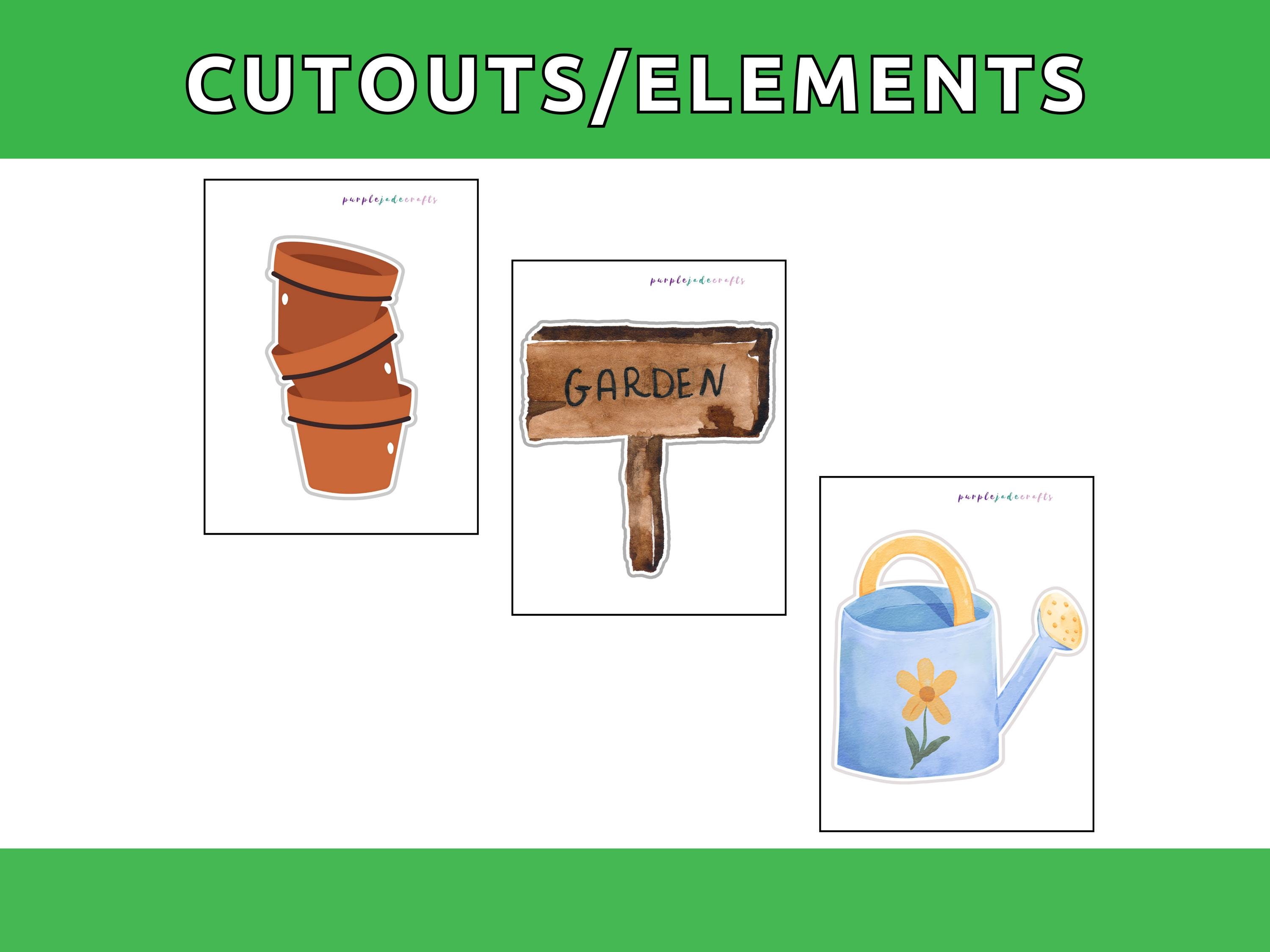 Spring Bulletin Board Kit Garden Theme Classroom Decor Set Perfect for ...