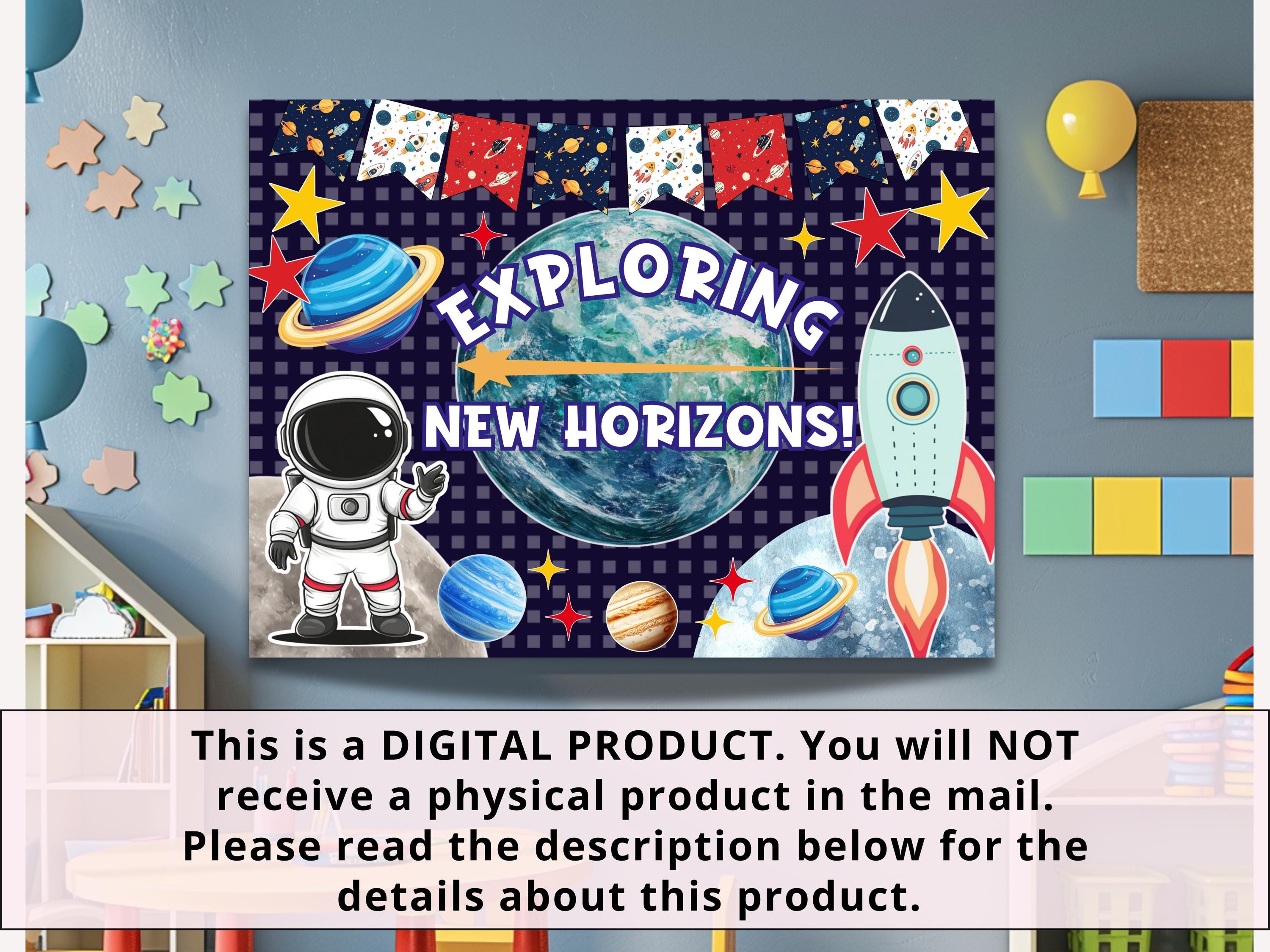Kindergarten Classroom Design Back to School Space Exploration Theme ...