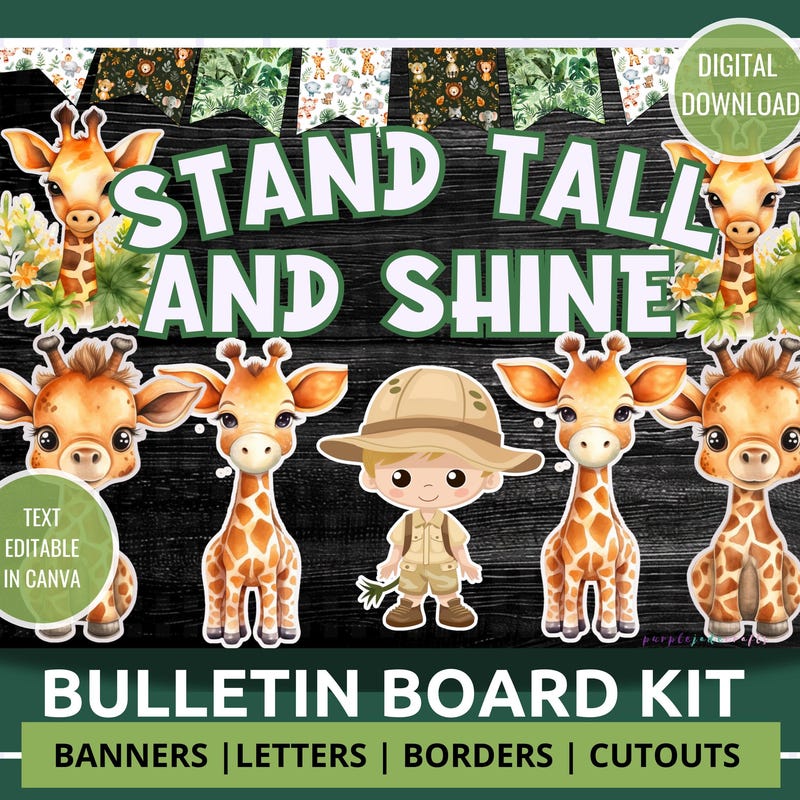 Giraffe Classroom - Etsy