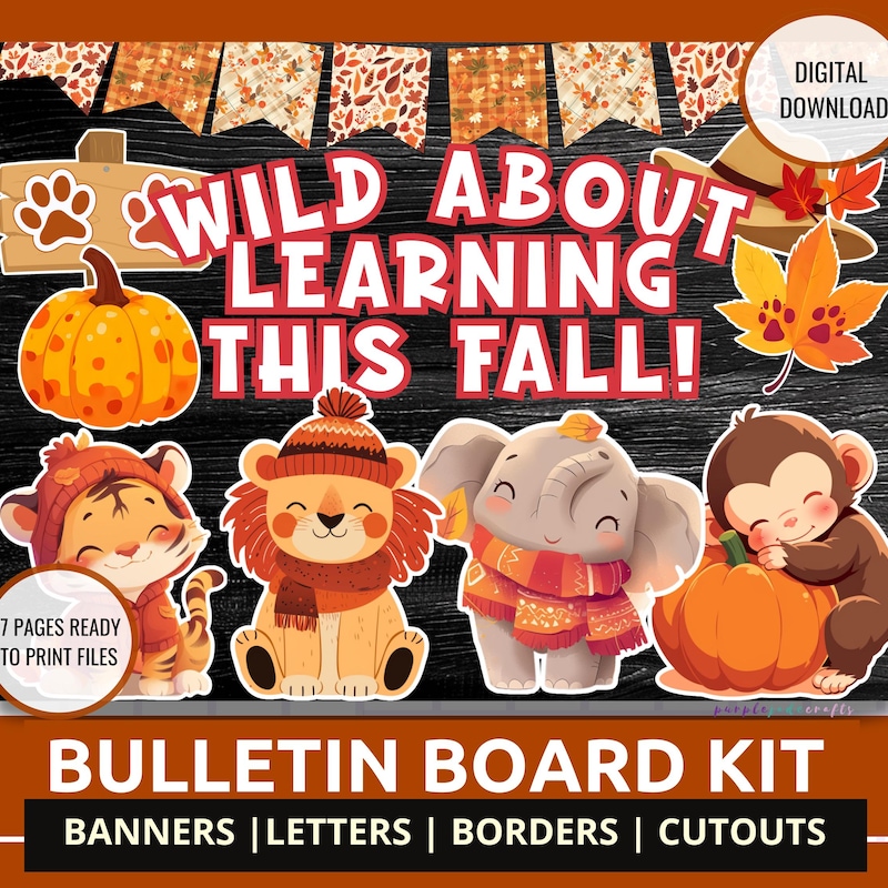 Safari Autumn Decor - Etsy