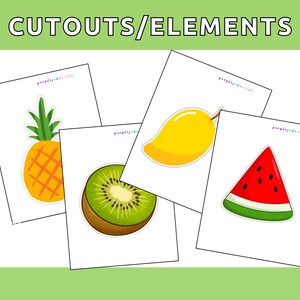 Summer Bulletin Board Kit Summer Fruits Theme Classroom Decoration End ...