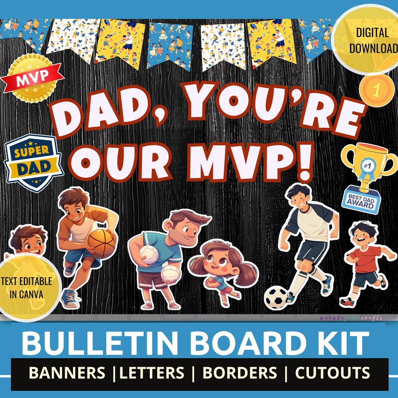 Fathers Day Bulletin Board - Etsy