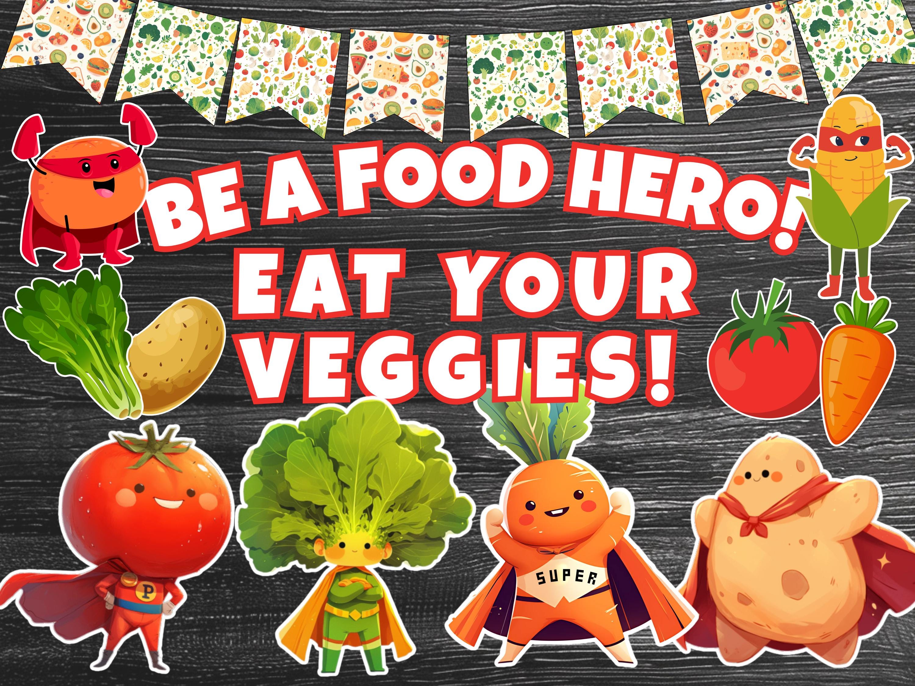 Nutrition Month Bulletin Board Lunch Room Bulletin Board Kit Nutrition ...