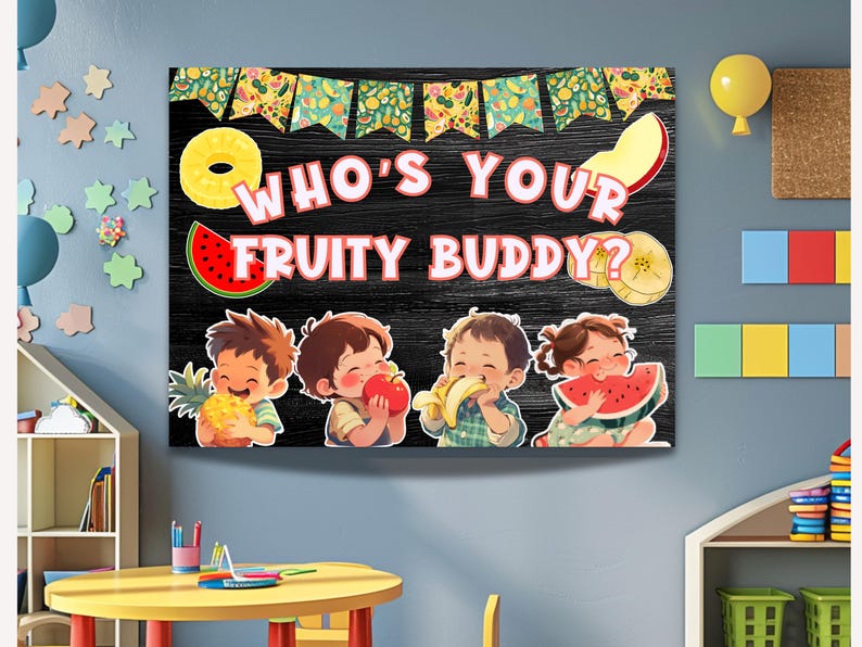 Summer Fruity Bulletin Board Kit: Classroom Decor (digital Download) - Etsy