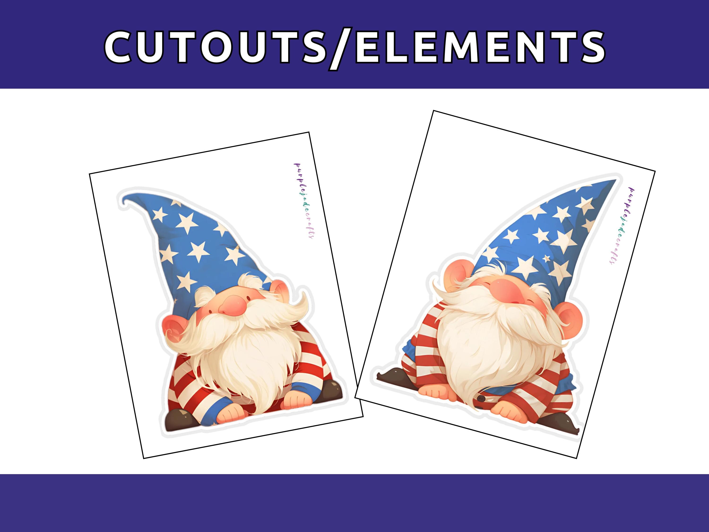 Independence Day Bulletin Board Kit Gnome Theme Decor 4th of July ...