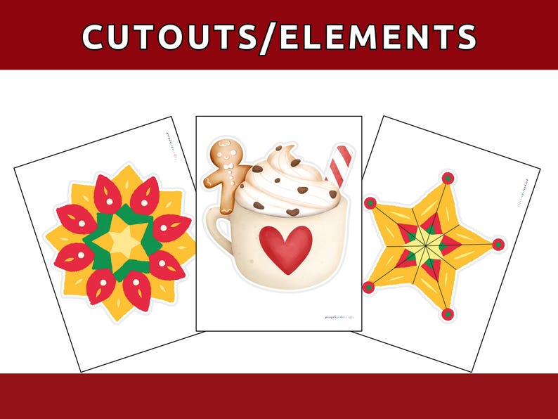 Classroom Bulletin Board Kit Christmas Theme, Jungle Safari Themed ...