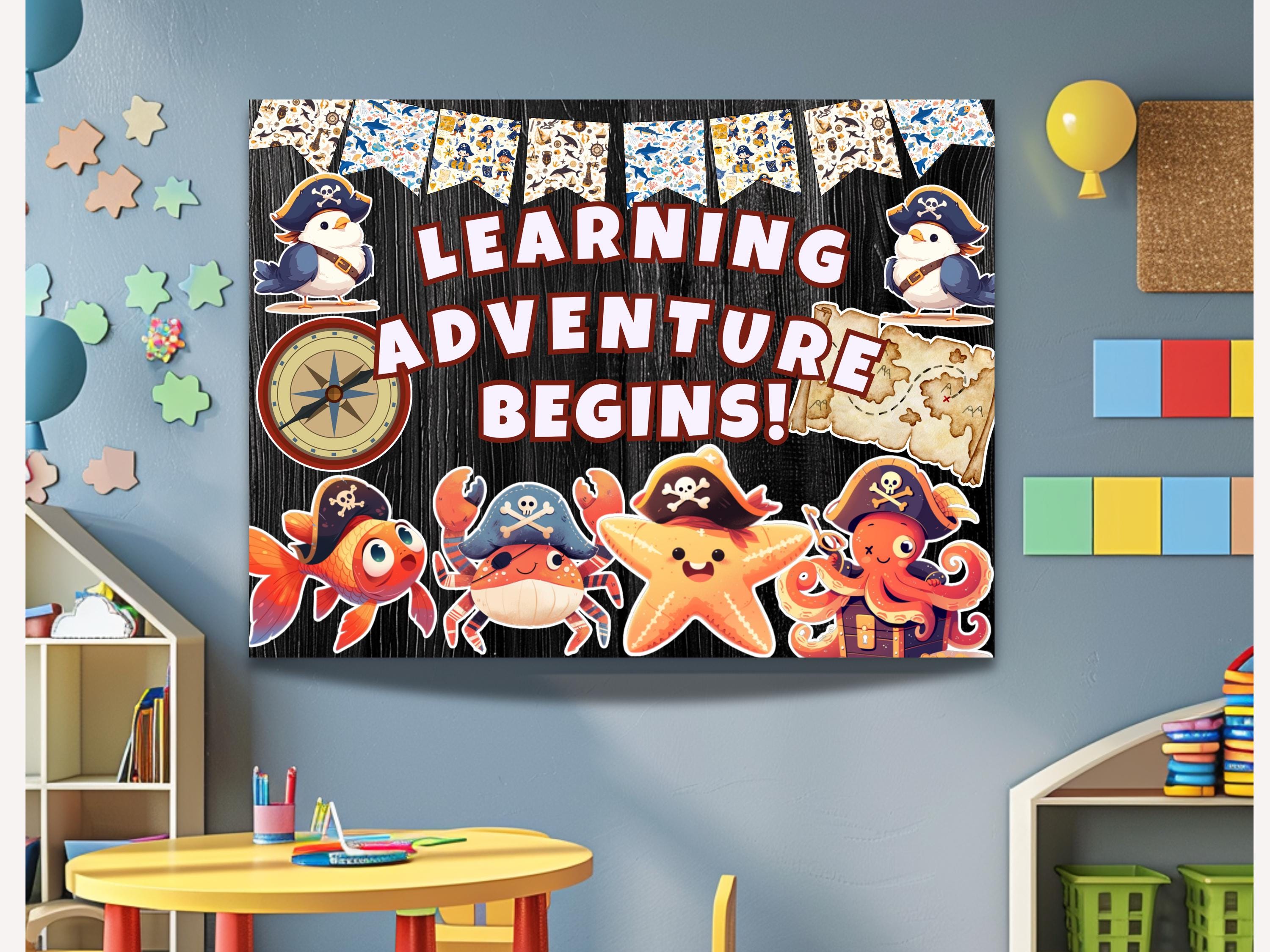 Classroom Bulletin Board Pirate Theme Classroom Decor Back to School ...