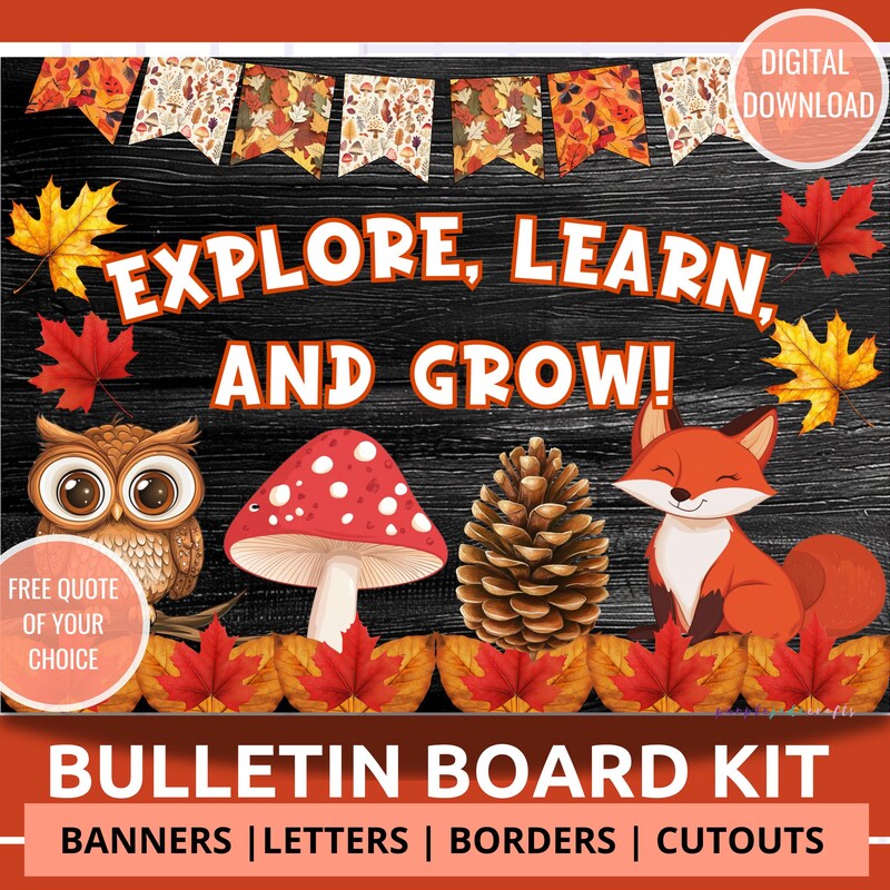 Fall Bulletin Board - Etsy