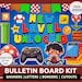 Gamer Theme Bulletin Board Kit Back to School Bulletin Board Gamer ...