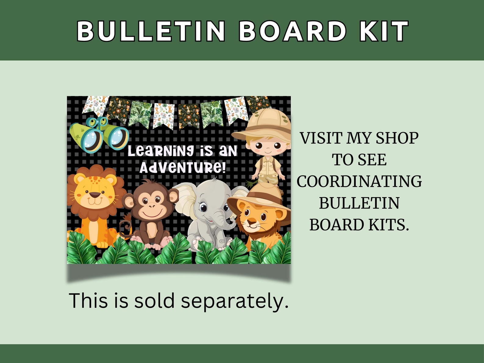 Jungle Safari Alphabet Poster Set: Classroom Homeschool Decor (digital ...