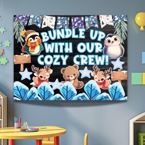 Bulletin Board for Winter, Winter Wonderland Classroom Decor, Winter ...
