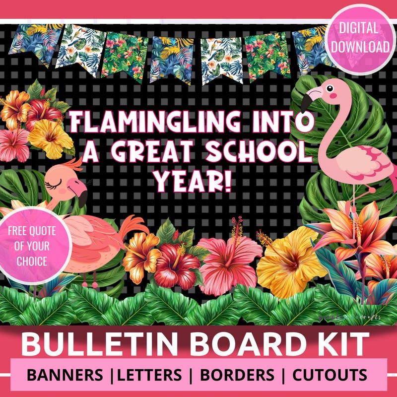 Flamingo Classroom - Etsy