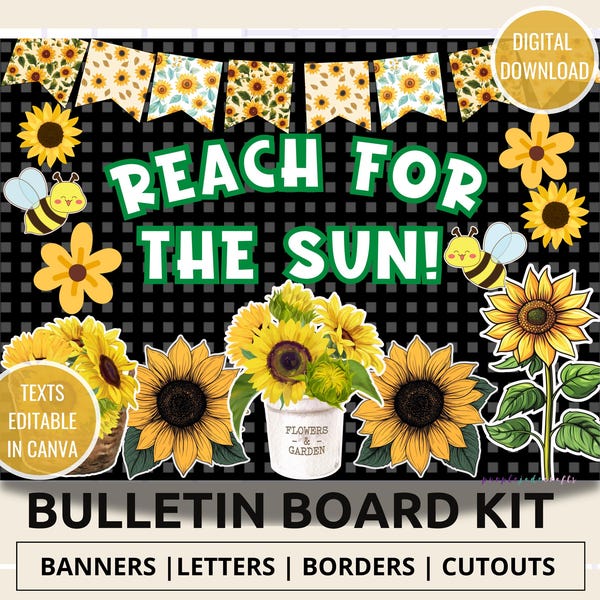 Sunflower Bulletin Board - Etsy