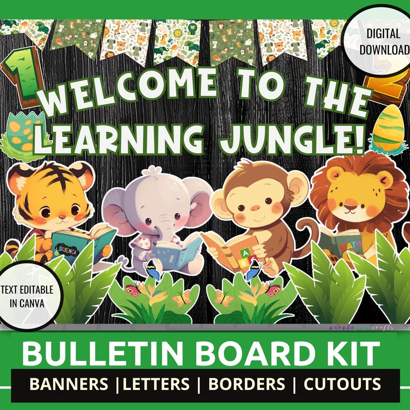 Jungle Classroom - Etsy