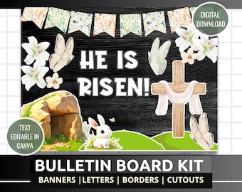 Easter Christian Bulletin Board Spring Christian Bulletin Board ...