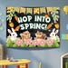 Spring Bulletin Board Kit With Bunny Theme Seasonal Classroom Decor ...