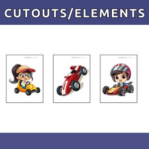 Race Car Theme Bulletin Board Kit Elementary Preschool Back to School ...