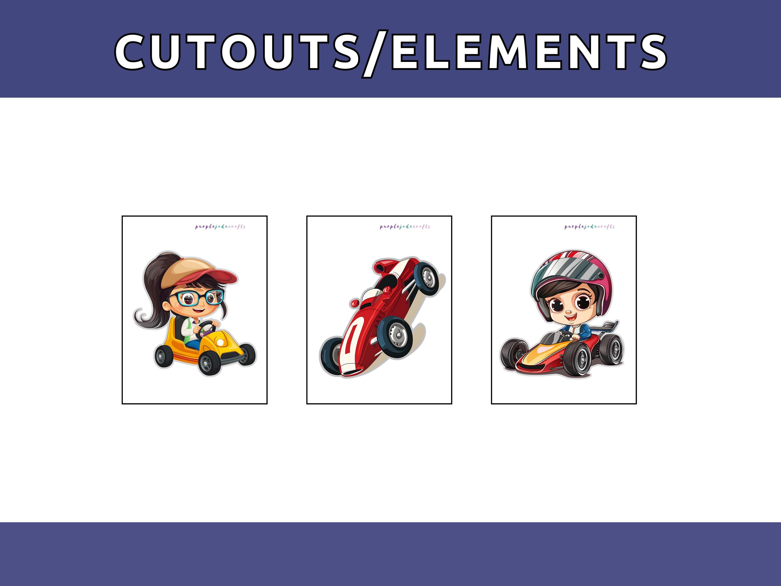 Race Car Theme Bulletin Board Kit Elementary Preschool Back to School ...