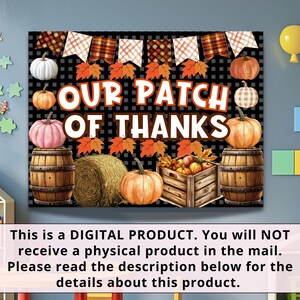 November Bulletin Board Decor Set Gratitude Board Kit for a Festive ...
