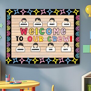 Back to School Bulletin Board Kit Pastel Color Bulletin Board Classroom ...
