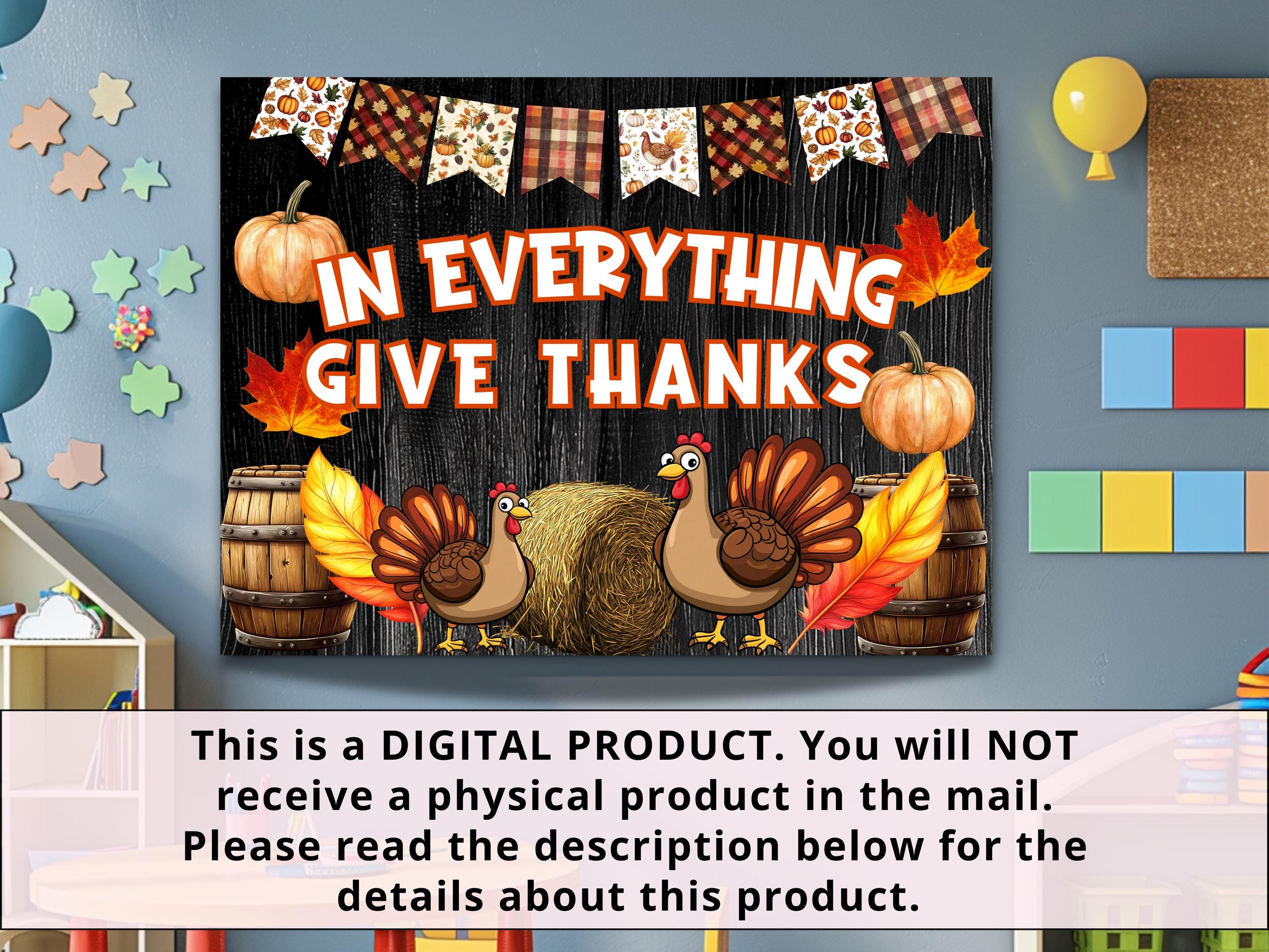 Gratitude Bulletin Board Kit Thanksgiving Season November Bulletin ...