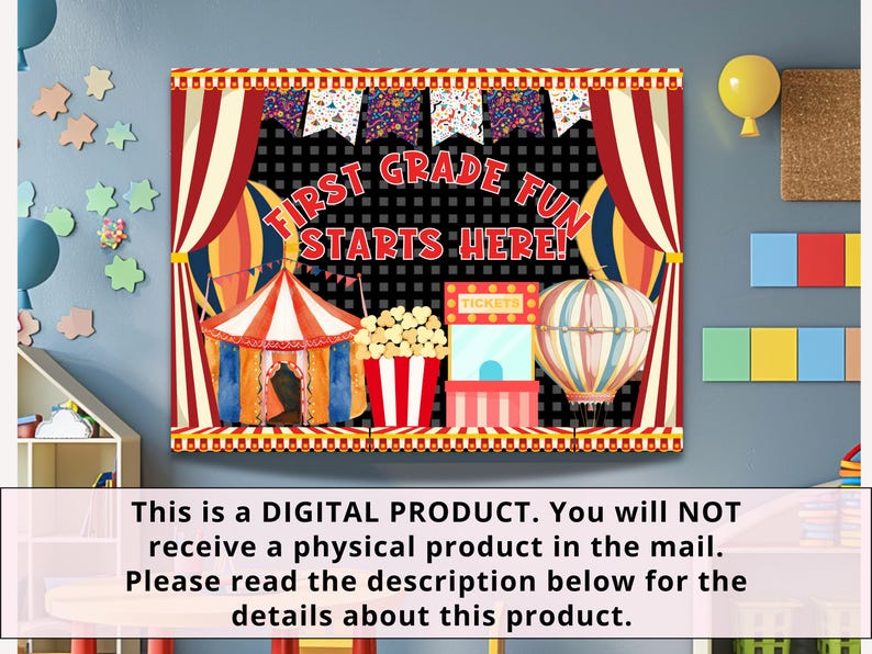 Classroom Bulletin Board Design Carnival Fun Theme Decor Set Back to ...