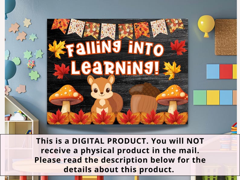 Bulletin Board Autumn Design Classroom Decor Trendy Design Seasonal Kit ...