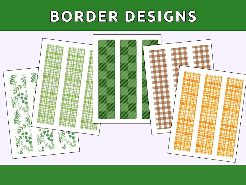 Bulletin Board Border Jungle Safari Themed Borders Bulletin Board ...