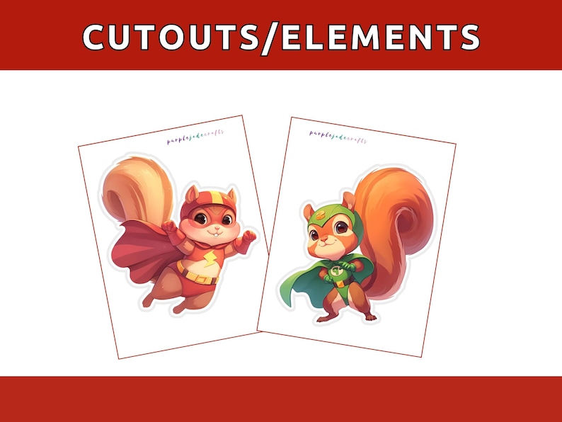 Autumn Squirrel Classroom Decor Fall Superhero Bulletin Board Printable ...