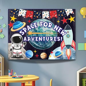 Bulletin Board Design Space Theme Back to School Solar System Theme ...