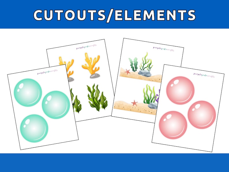 Ocean Bulletin Board Kit: Under the Sea Classroom Decor (digital ...