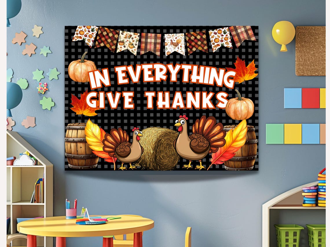 Gratitude Bulletin Board Kit Thanksgiving Season November Bulletin ...