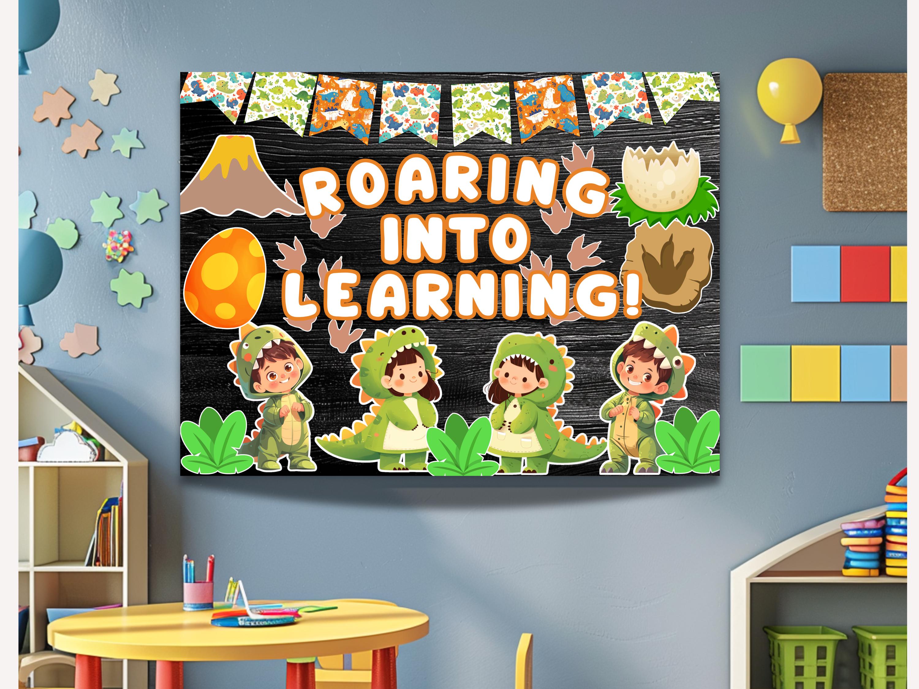 Classroom Bulletin Board Kit Dinosaur Theme Bulletin Back to School ...