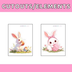 Easter Egg Hunt Decor Bunny Theme Bulletin Board Kit Spring Bulletin ...