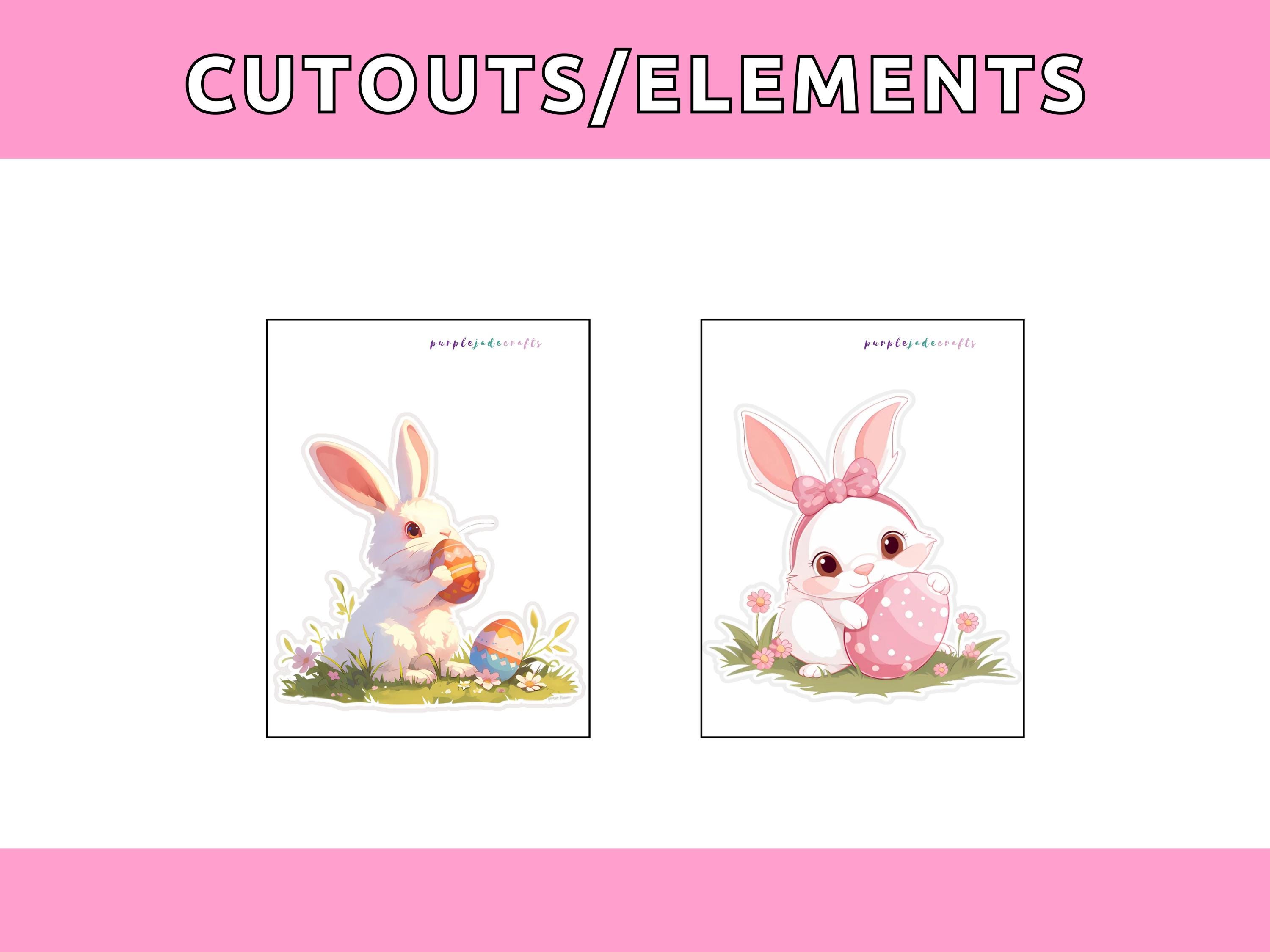 Easter Egg Hunt Decor Bunny Theme Bulletin Board Kit Spring Bulletin ...