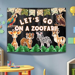 Safari Jungle Bulletin Board Kit: Classroom Decor (digital Download) - Etsy