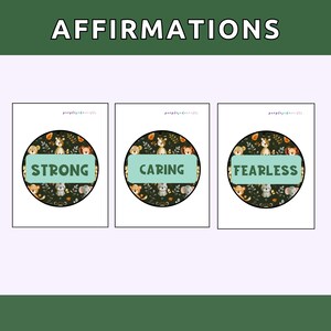 Affirmation Station Classroom Decor Jungle Safari Theme Positive ...
